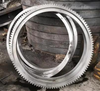 Ring Gear Mill Girth Gear Oblique Tooth For Mining Mill And Rotary Kiln